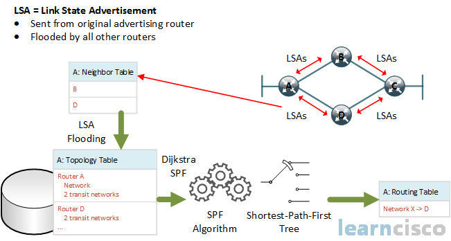 Dijkstra's Shortest Path First (SPF) Algorithm | ICND2 200-105